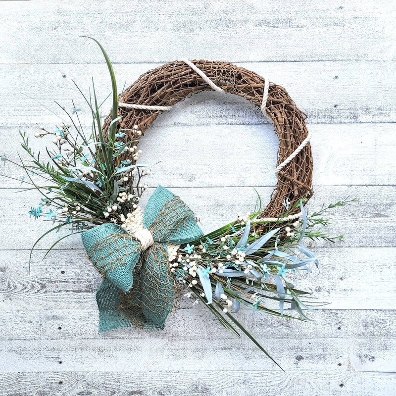 Turquoise Wreath - Etsy