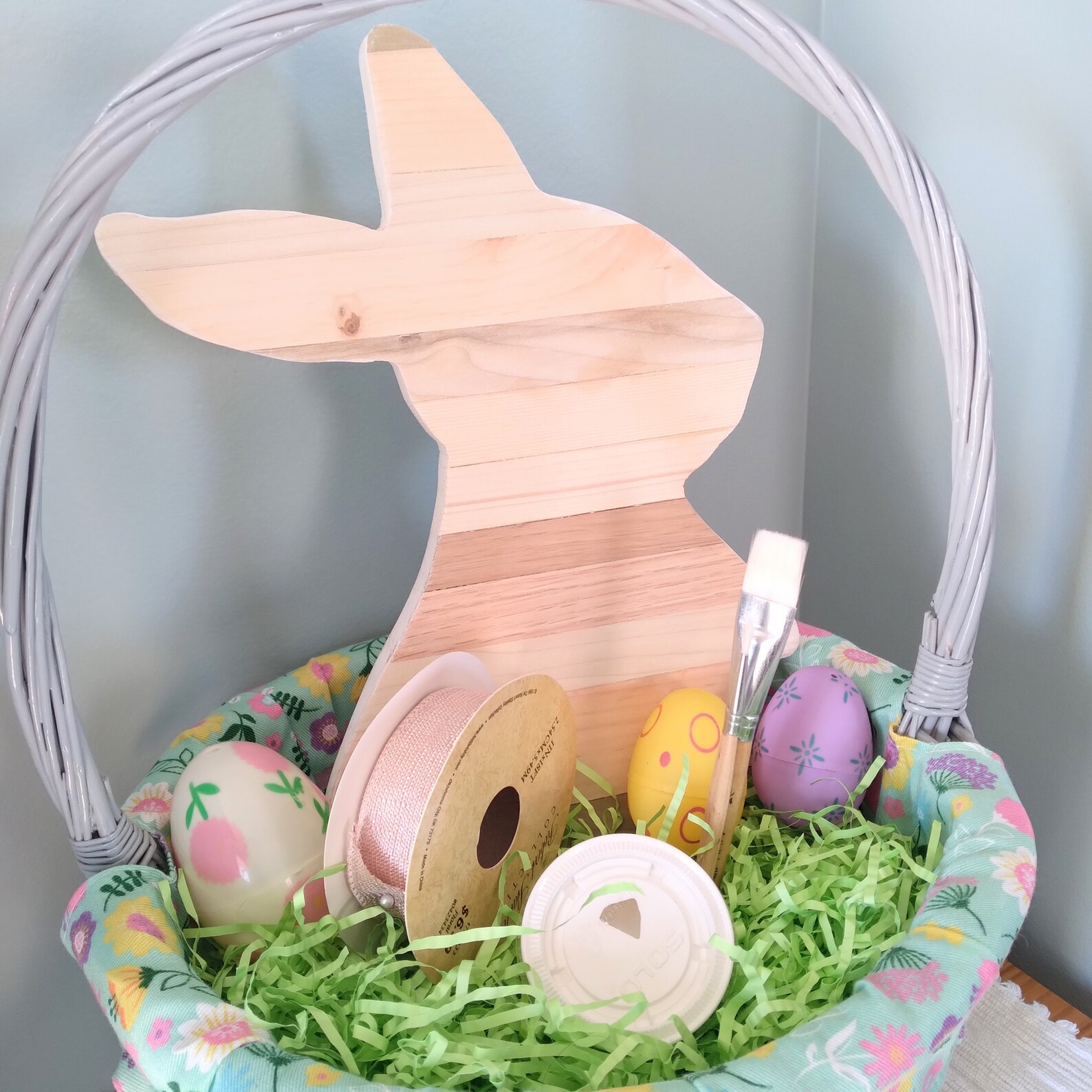 Wood Easter Bunny Decor Wood Pallet Easter Bunny Wood Easter | Etsy