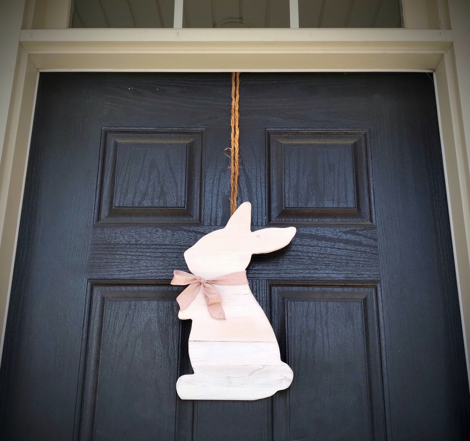 Wood Easter Bunny Decor Wood Pallet Easter Bunny Wood Easter | Etsy