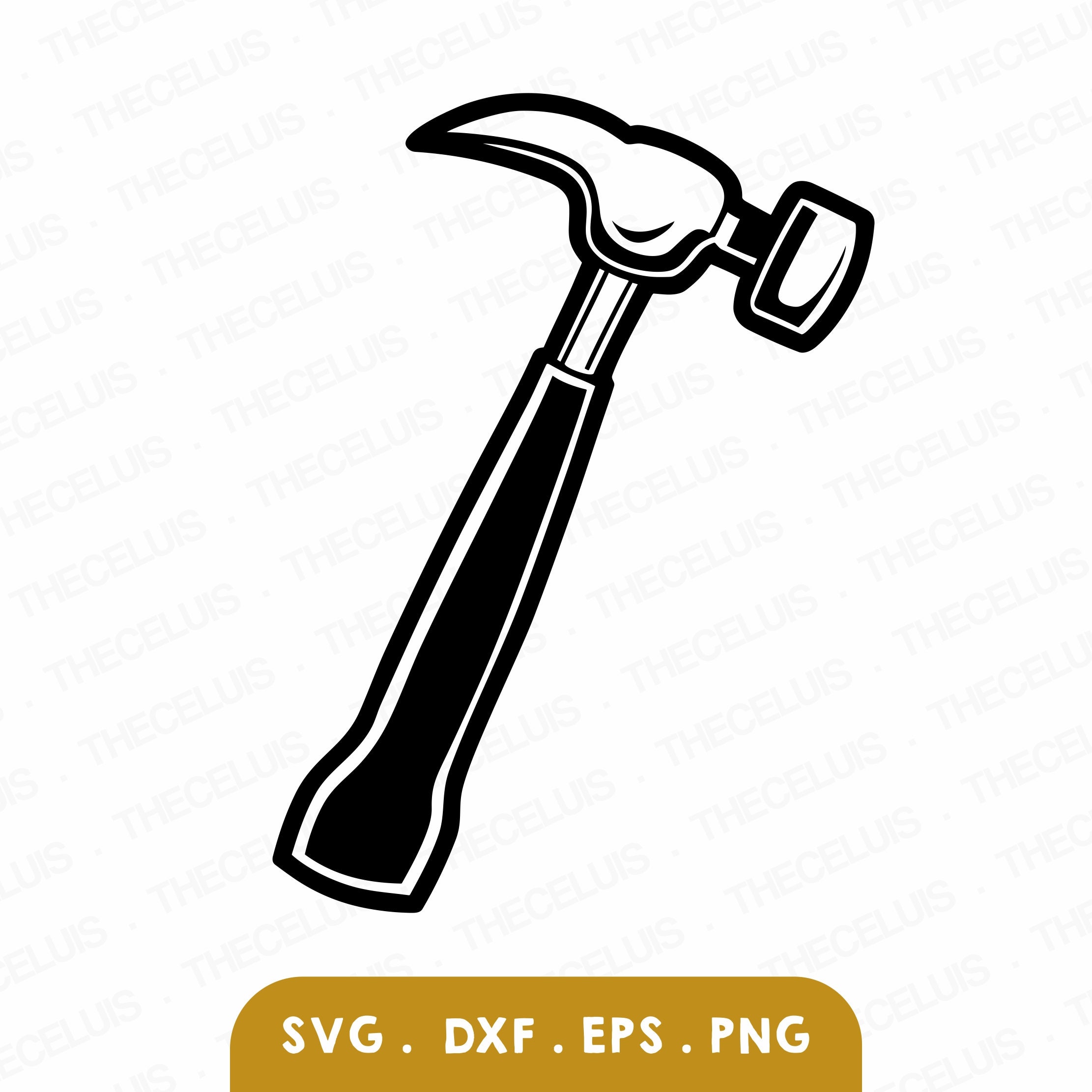 HAMMER Svg, Dxf, Eps, Png File - Vinyl Cutting File, Digital File ...
