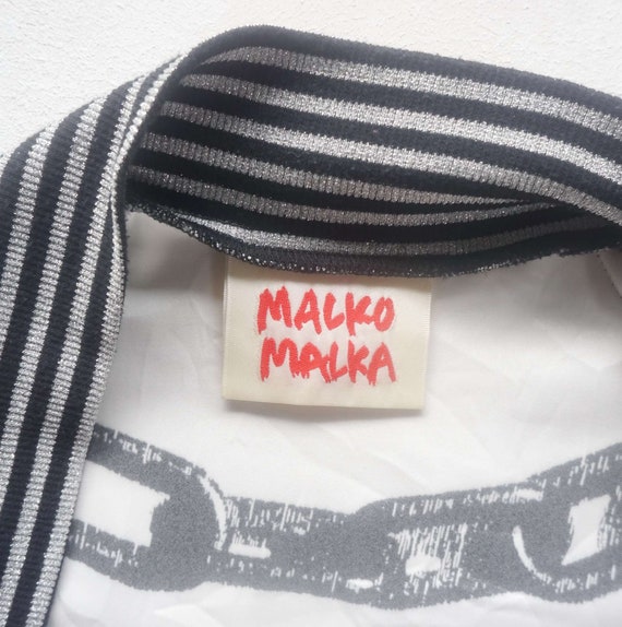 Japanese Brand MALKO MALKA Chains Design Light Jacket - Gem