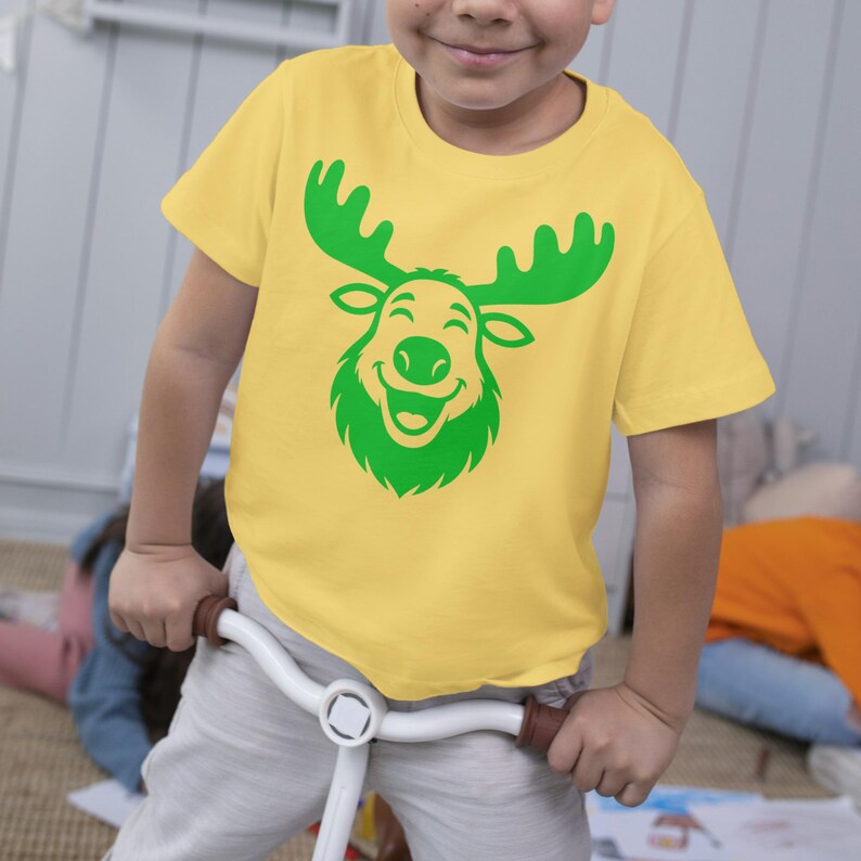 Laughing Moose SVG File: Funny Animal Clipart for Cutting, Engraving ...