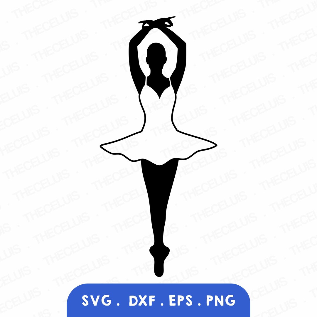 Ballerina SVG File: Dancing Clipart for Cricut & Silhouette (digital ...