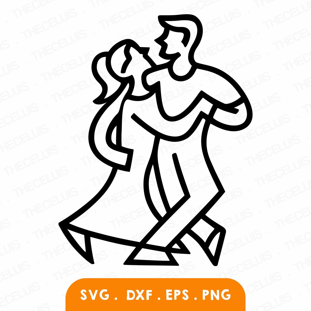Dancing Couple SVG DXF PNG File for Cricut Silhouette - Cutting ...