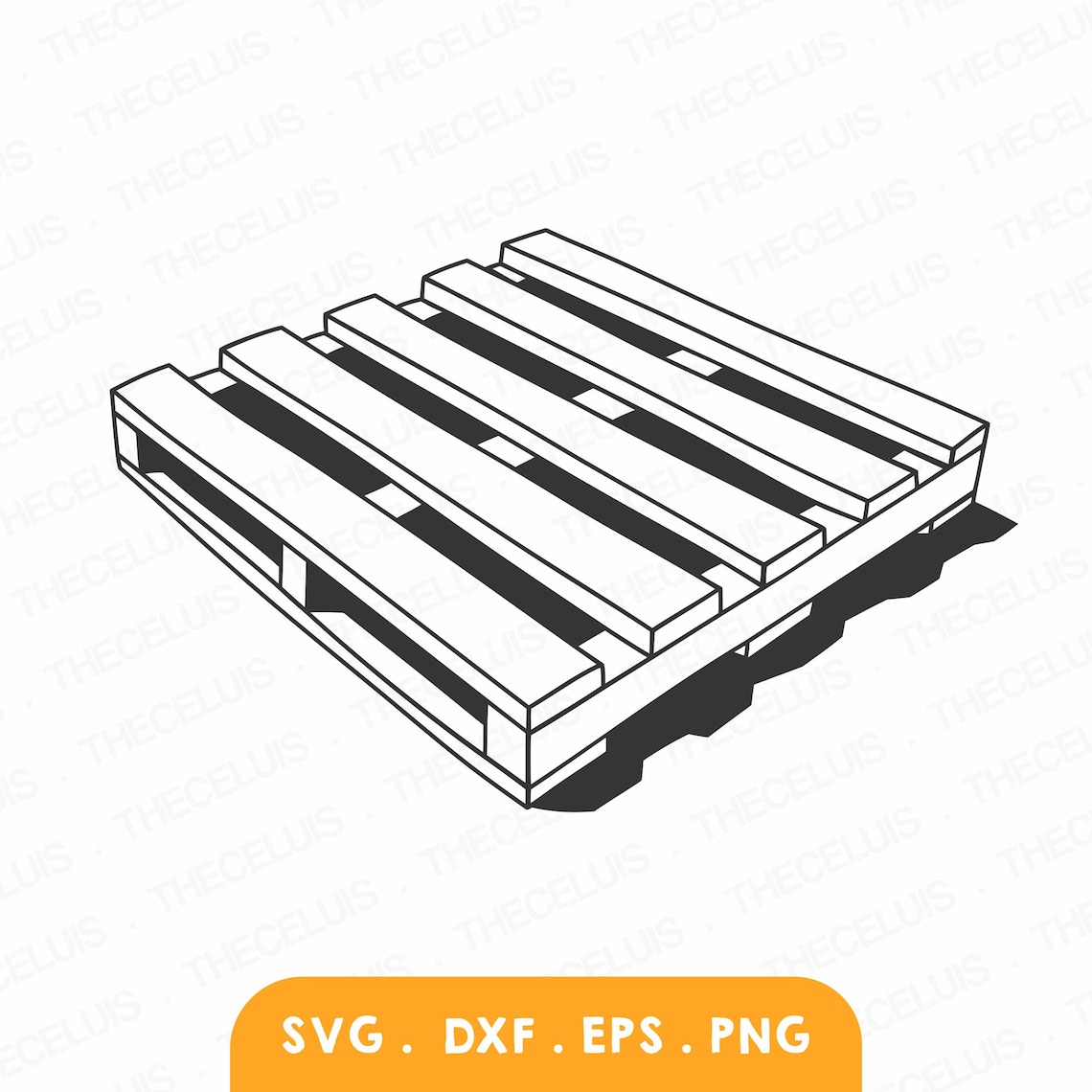 Pallet SVG: Wood Clipart Cutting File (digital Download) - Etsy