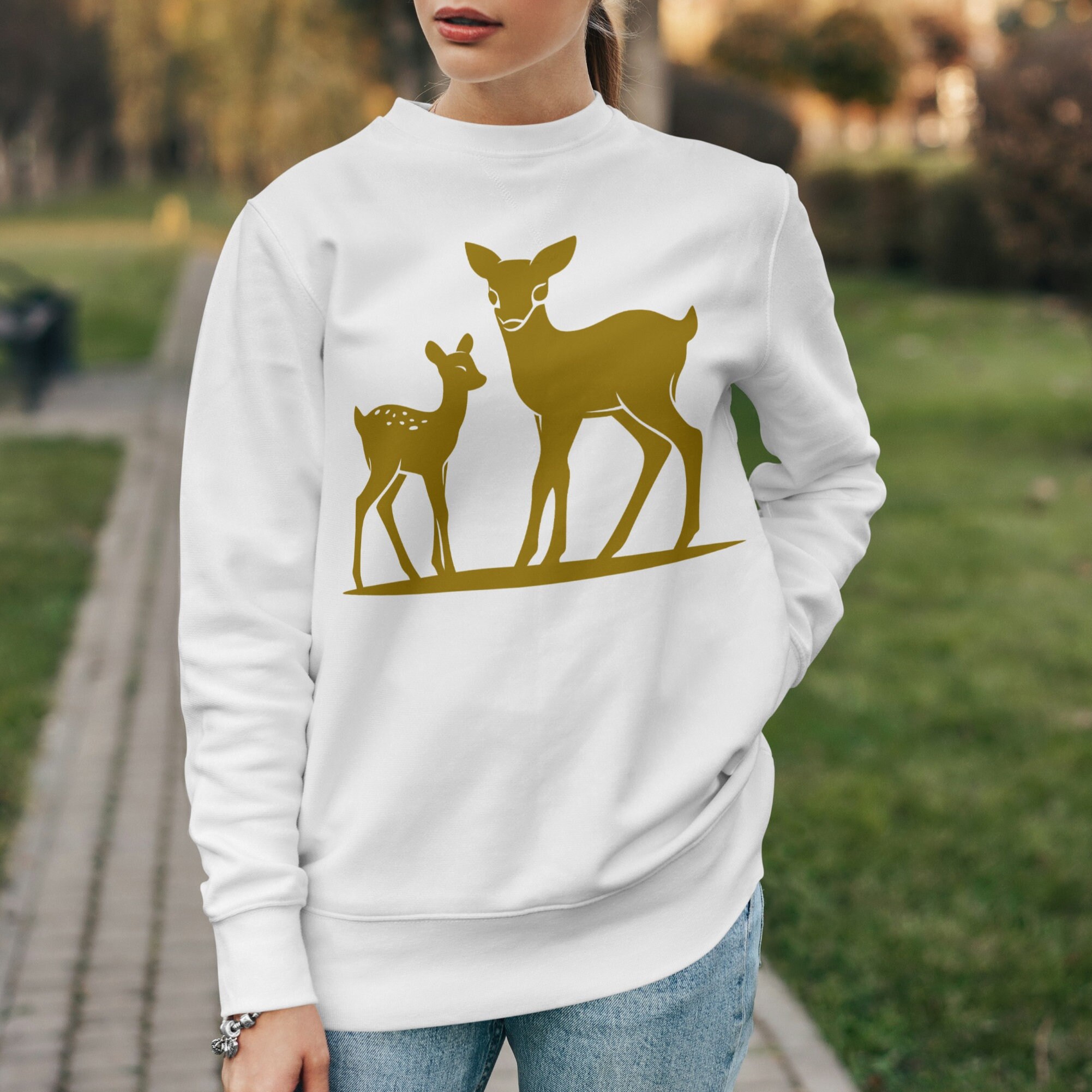 DOE and FAWN Svg, Dxf, Eps, Png File Vinyl Cutting File, Deer Digital ...