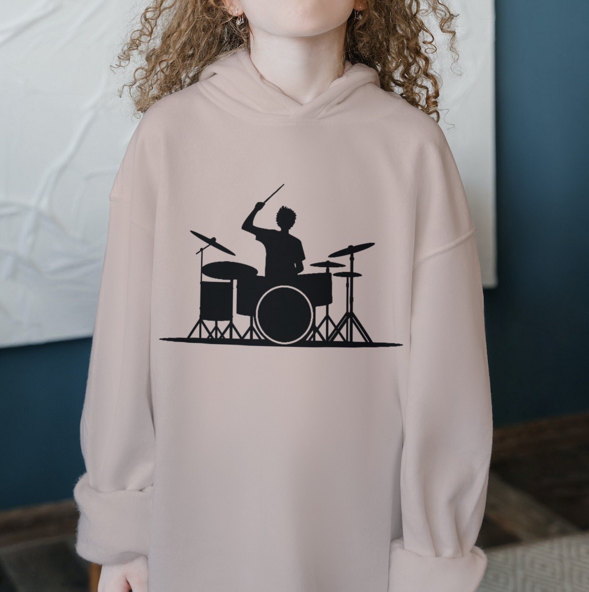 Drummer SVG File: Music Band Clipart for Cricut & Silhouette (digital ...
