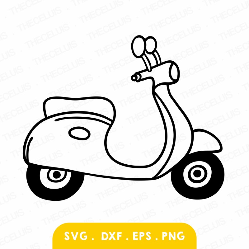 Scooter Svg - Etsy