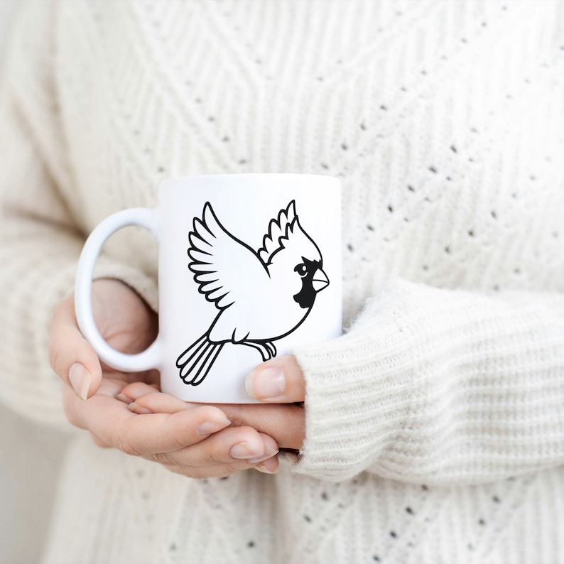 CARDINAL Svg, Eps, Dxf, Png File - Vinyl / Sticker Cutting Digital File ...