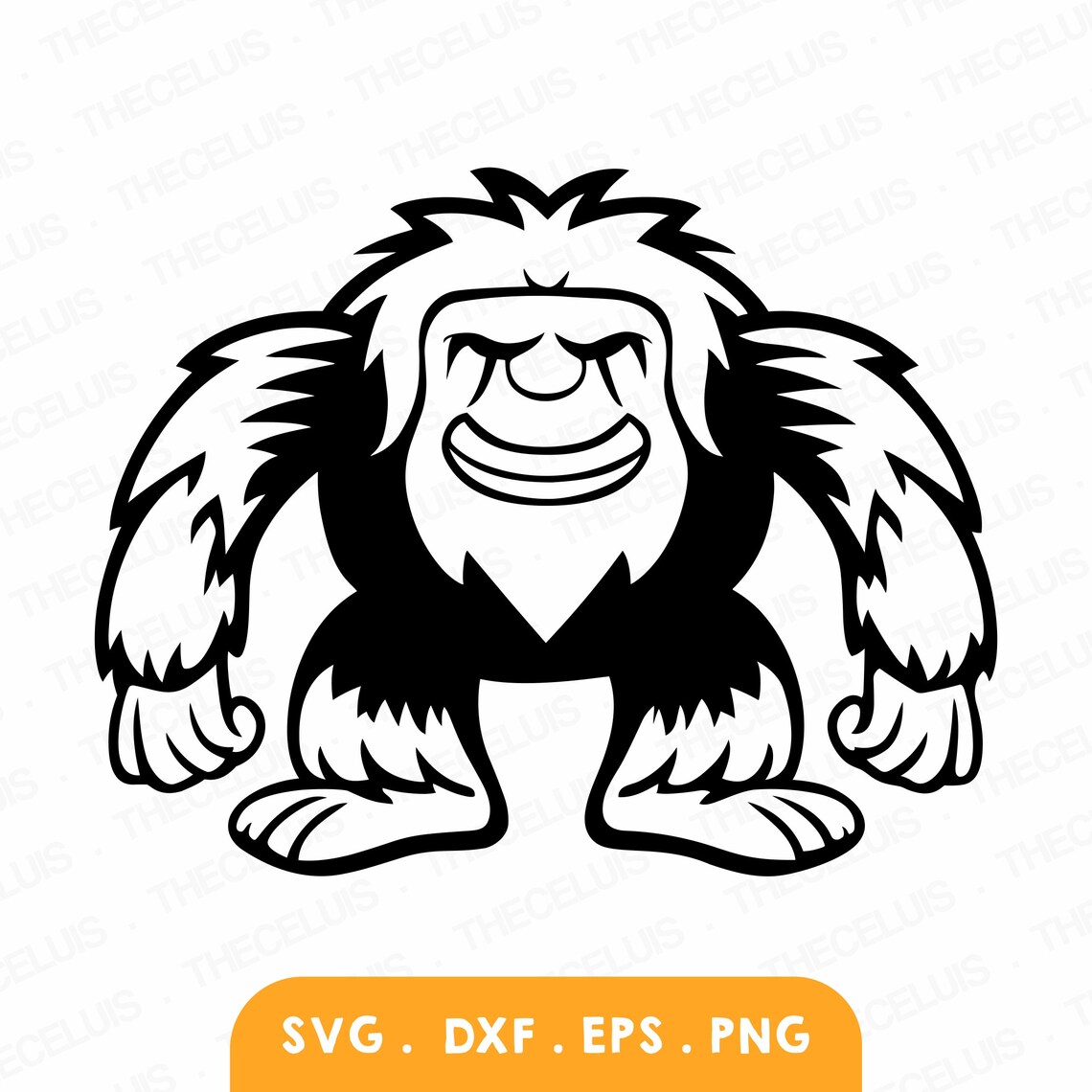 YETI Svg, Dxf, Eps, Png File Vinyl Cutting File, Bigfoot Digital File ...
