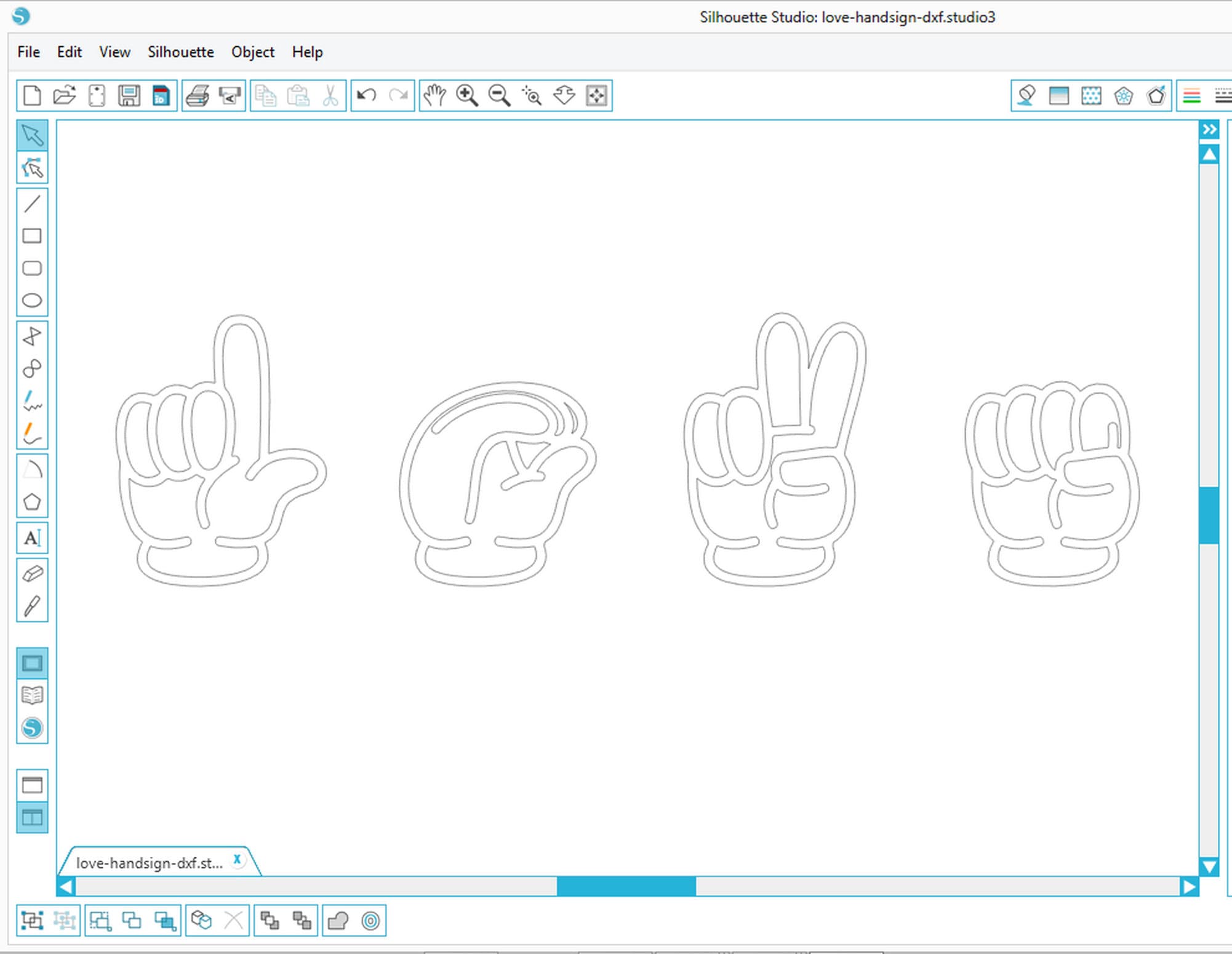 L.O.V.E Hand Sign Alphabet SVG Eps Dxf PNG Love Sign - Etsy Australia