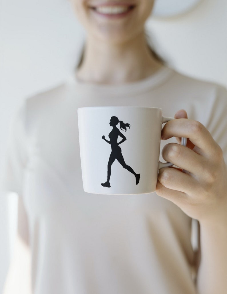 Running Silhouette SVG, DXF, Eps, PNG, Sports Vinyl Cutting File ...