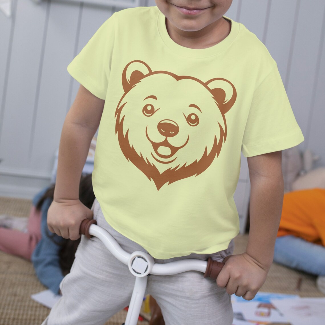 BEAR Face Svg, Dxf, Eps, Png File Vinyl Cutting File, Animal Portrait ...