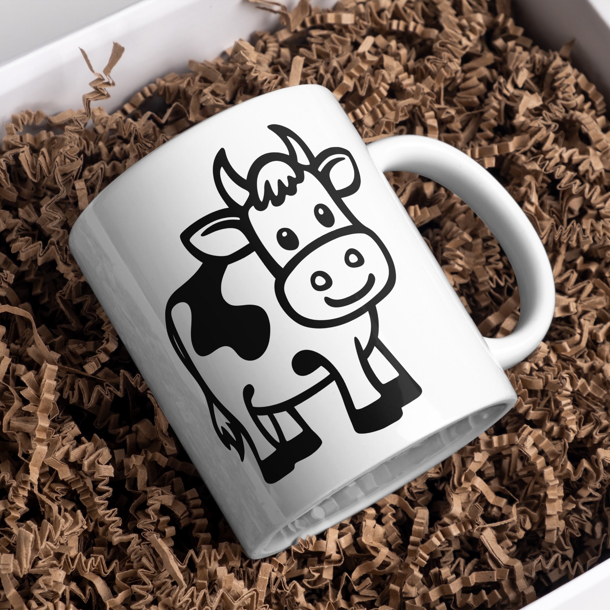 COW - Svg, Dxf, Eps, Png File - Vinyl / Sticker Cutting File, Farm ...