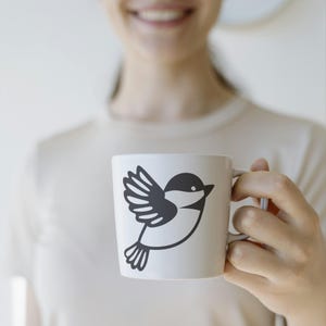 Flying CHICKADEE Svg, Eps, Dxf, Png Files - Vinyl Cutting, Engraving ...