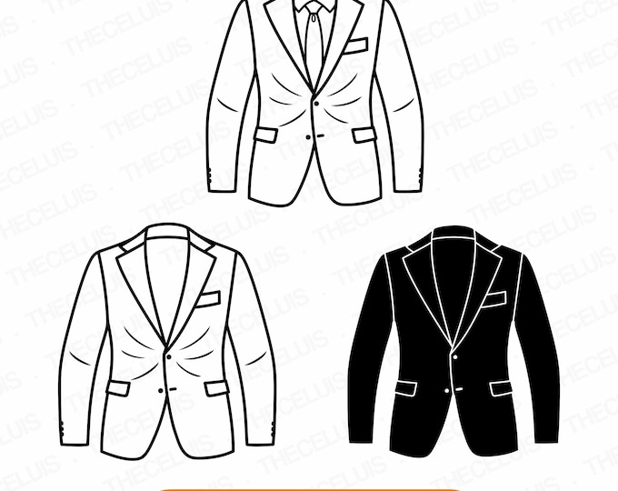 Suit Woman SVG File, Woman Suit DXF, Women Suit Png, Blazer Svg, Girl ...