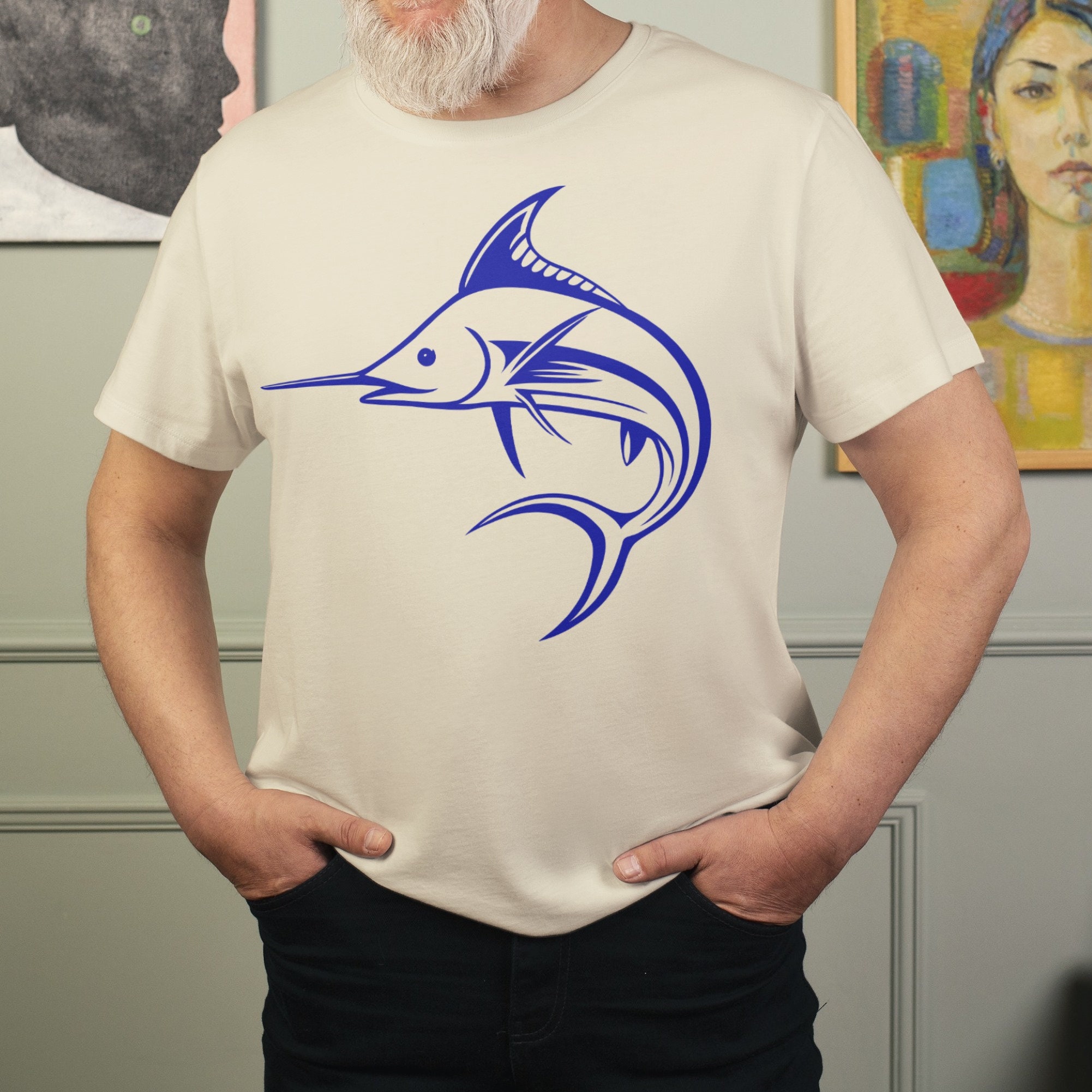 MARLIN Svg Dxf Eps Png File Vinyl Cutting File Sealife - Etsy