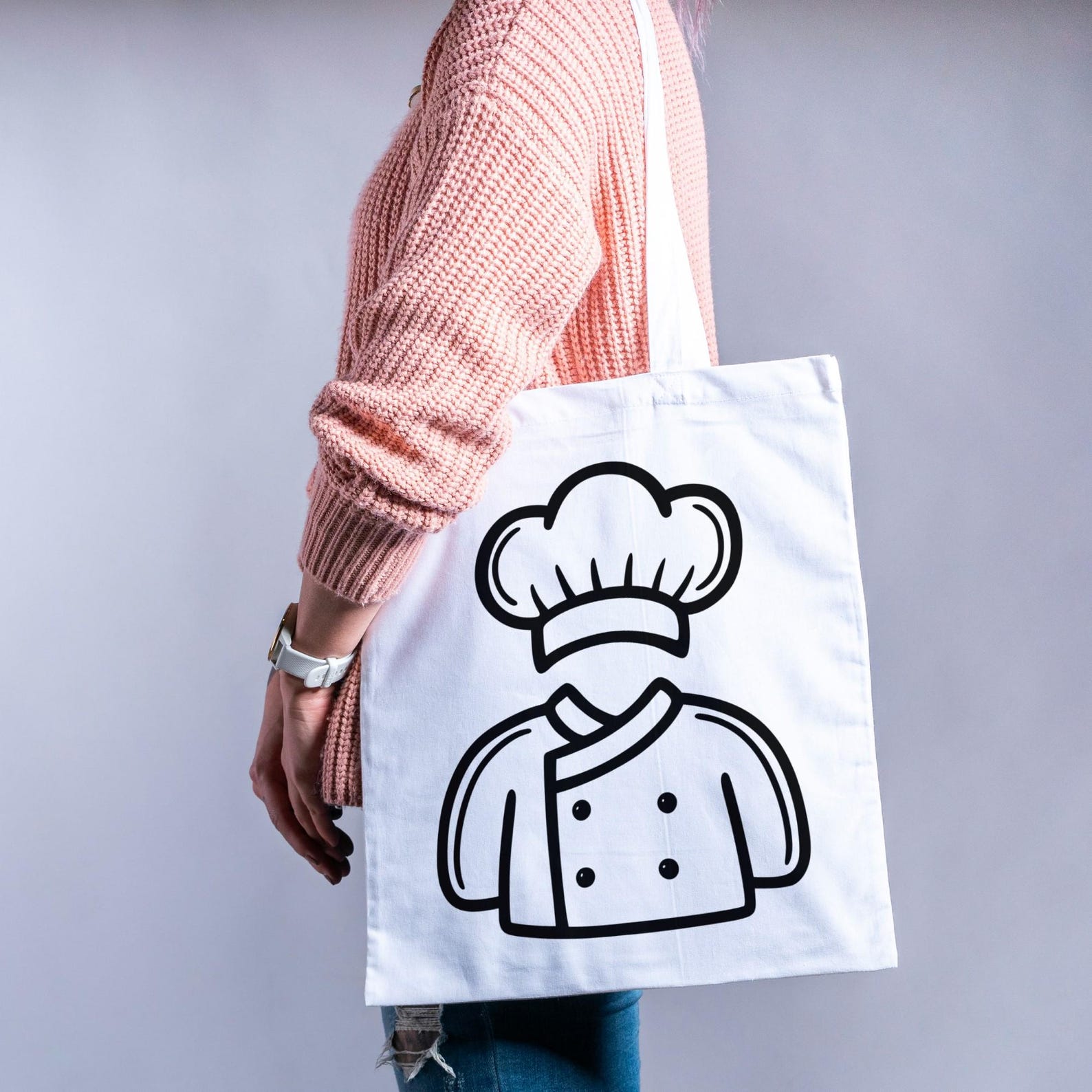 CHEF UNIFORM Svg, Eps, Dxf, Png Files Vinyl / Sticker Cutting, Printing ...