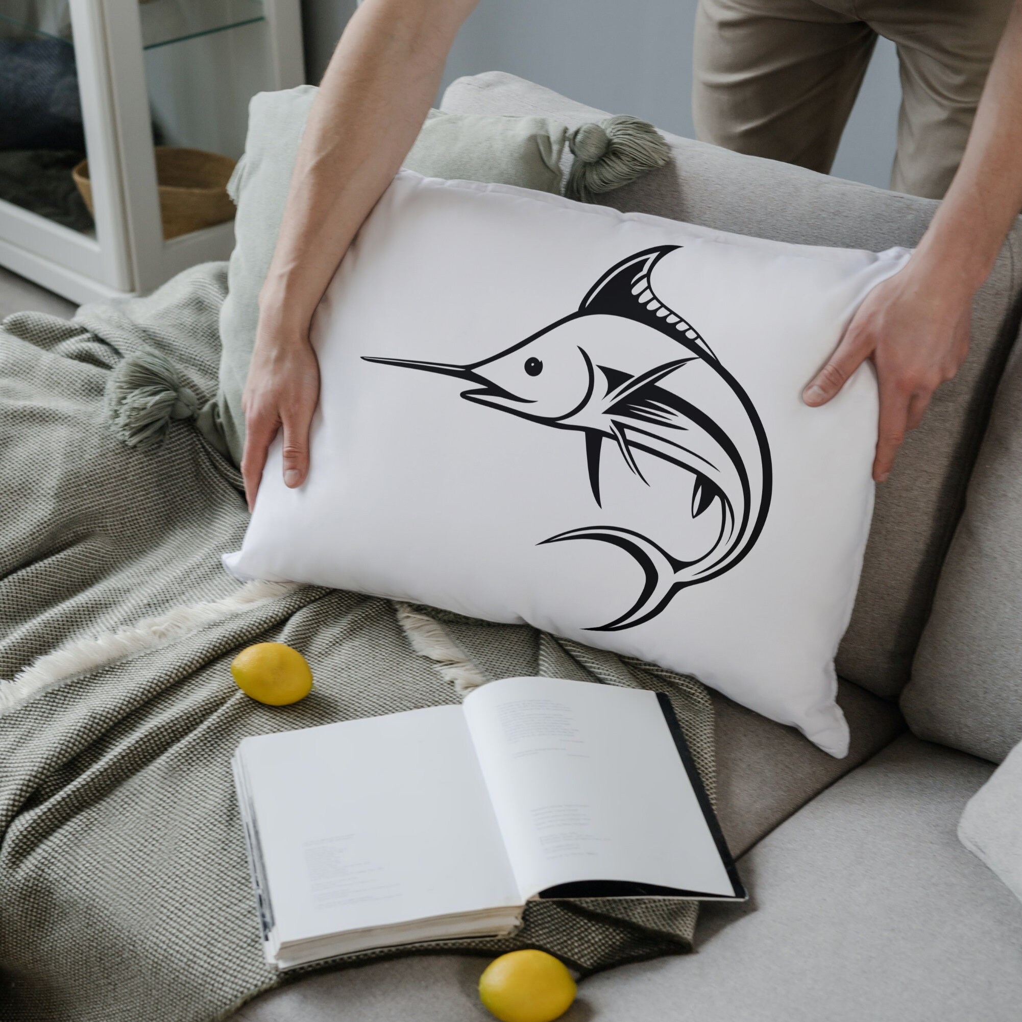 MARLIN Svg Dxf Eps Png File Vinyl Cutting File Sealife - Etsy