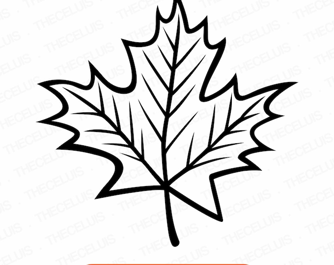 Maple Leaf Canada SVG / SVG Cut File / Car Decal SVG / Instant Download ...