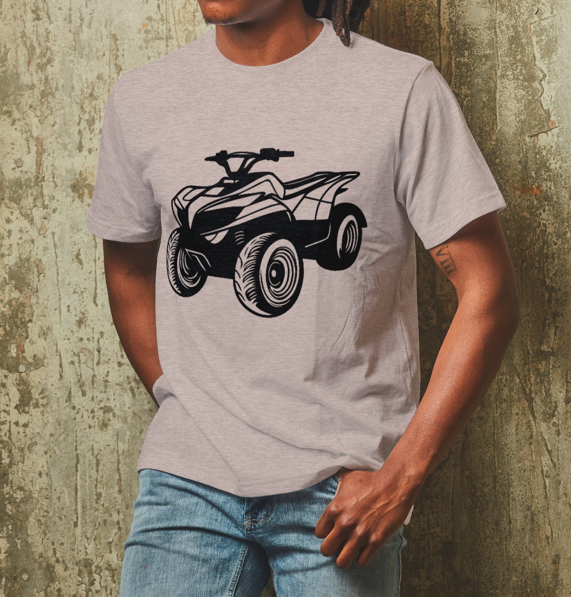 ATV Svg, Eps, Dxf, PNG all-terrain Vehicle Cutting File, Quad Bike ...