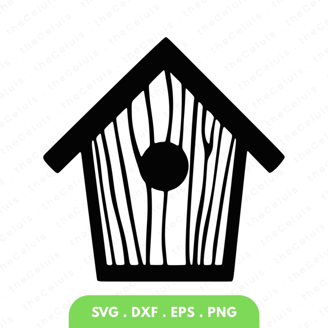 Bird House SVG DXF PNG File for Cricut Silhouette - Cutting, Engraving ...