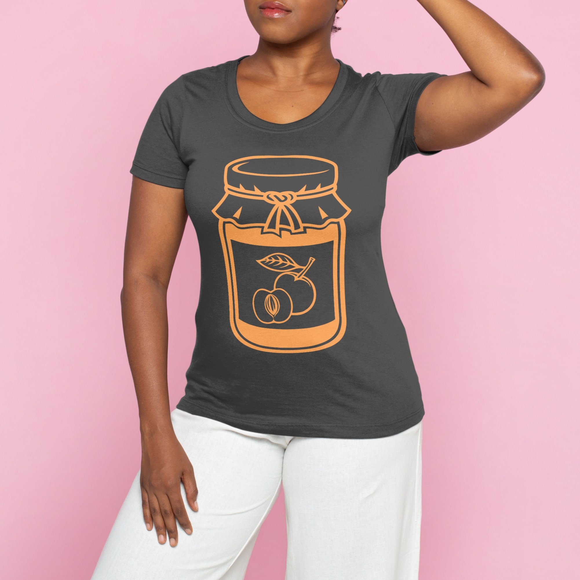 Jar of APRICOT JAM Svg, Dxf, Eps, Png File - Vinyl Cutting File ...