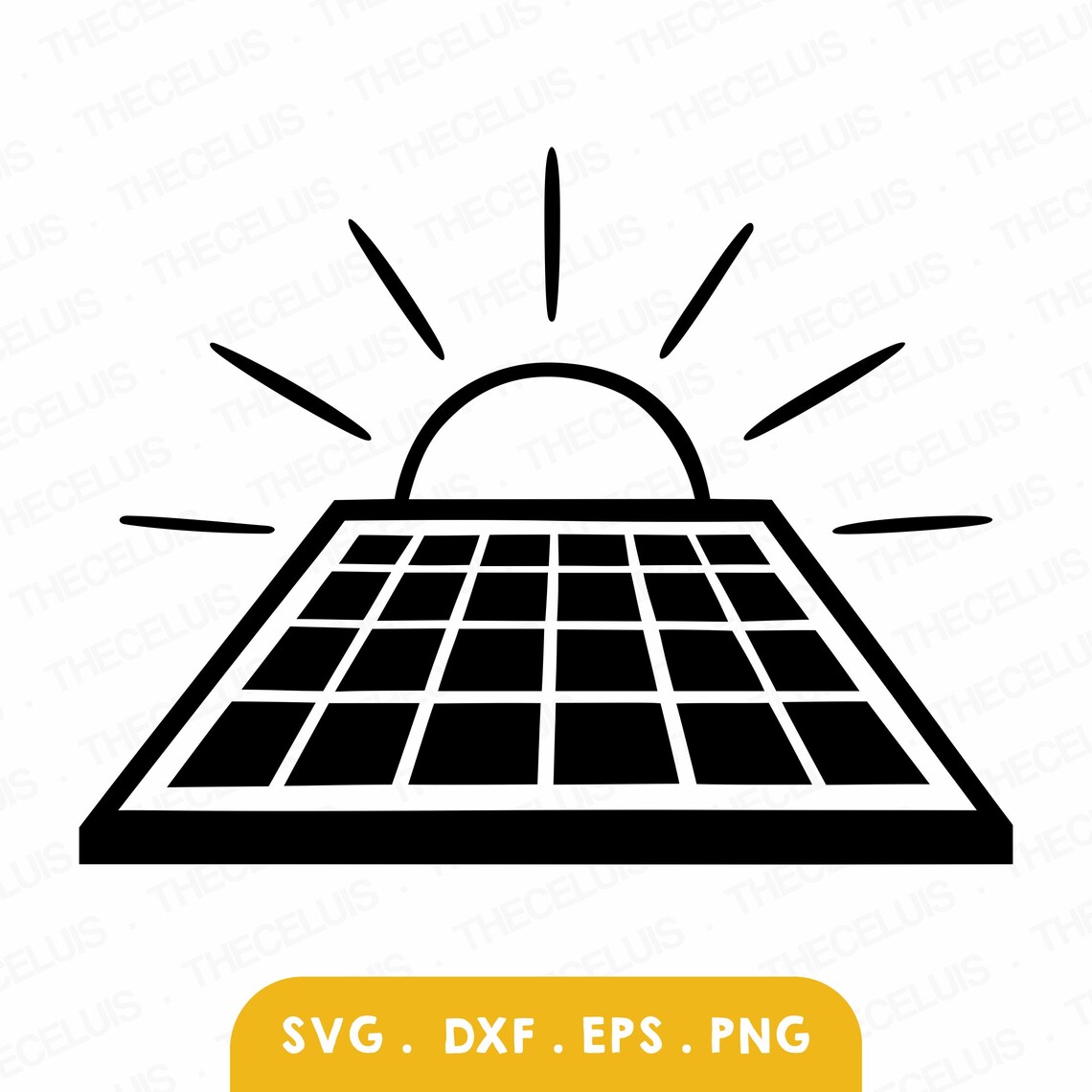 SOLAR PANEL Svg, Eps, Dxf, Png Files Vinyl Cutting File, Digital File ...