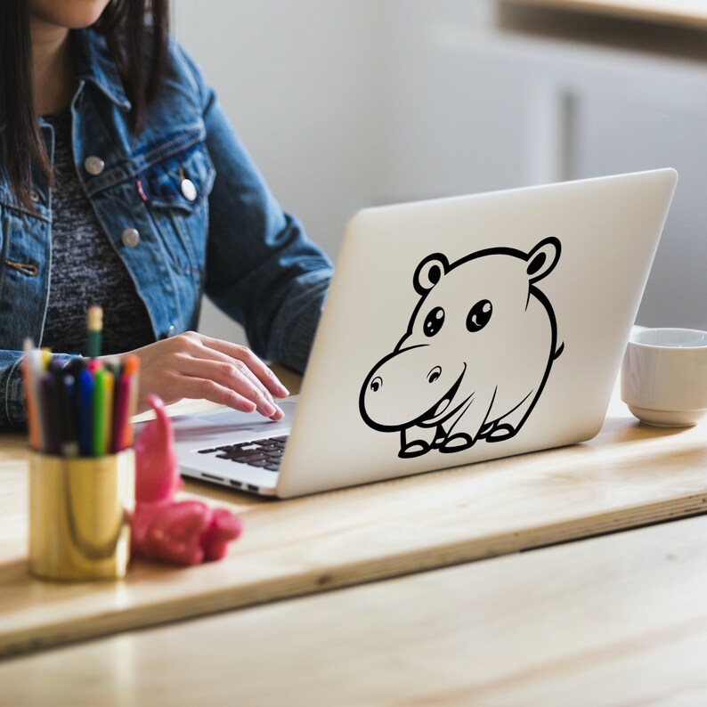 HIPPO Svg, Dxf, Eps, Png File Vinyl Cutting File, Wildlife Digital File ...