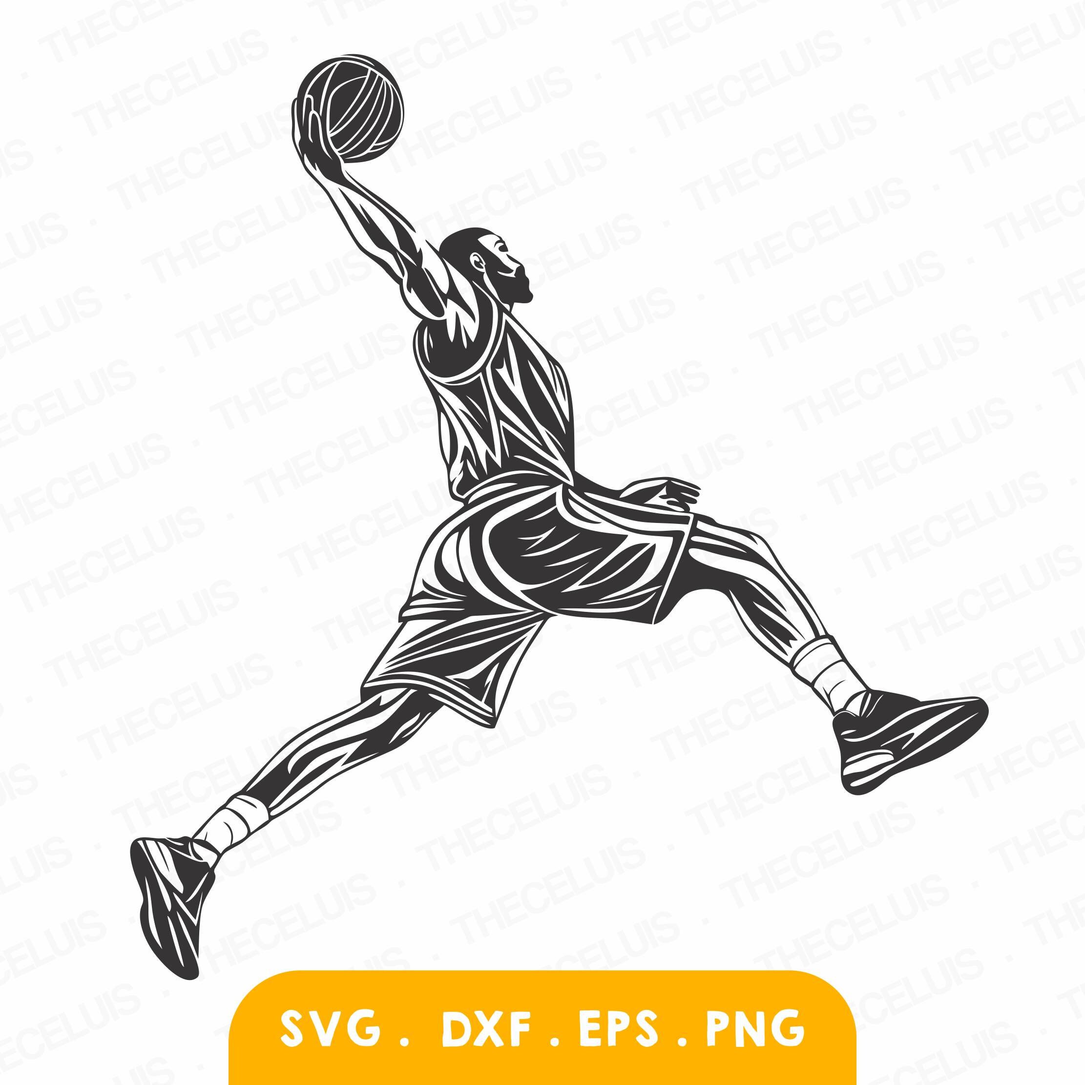 Basketball SVG DXF PNG File for Cricut Silhouette - Cutting, Engraving ...