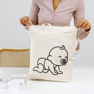 Crawling Baby SVG File: Clipart for Cutting, Engraving & Printing ...