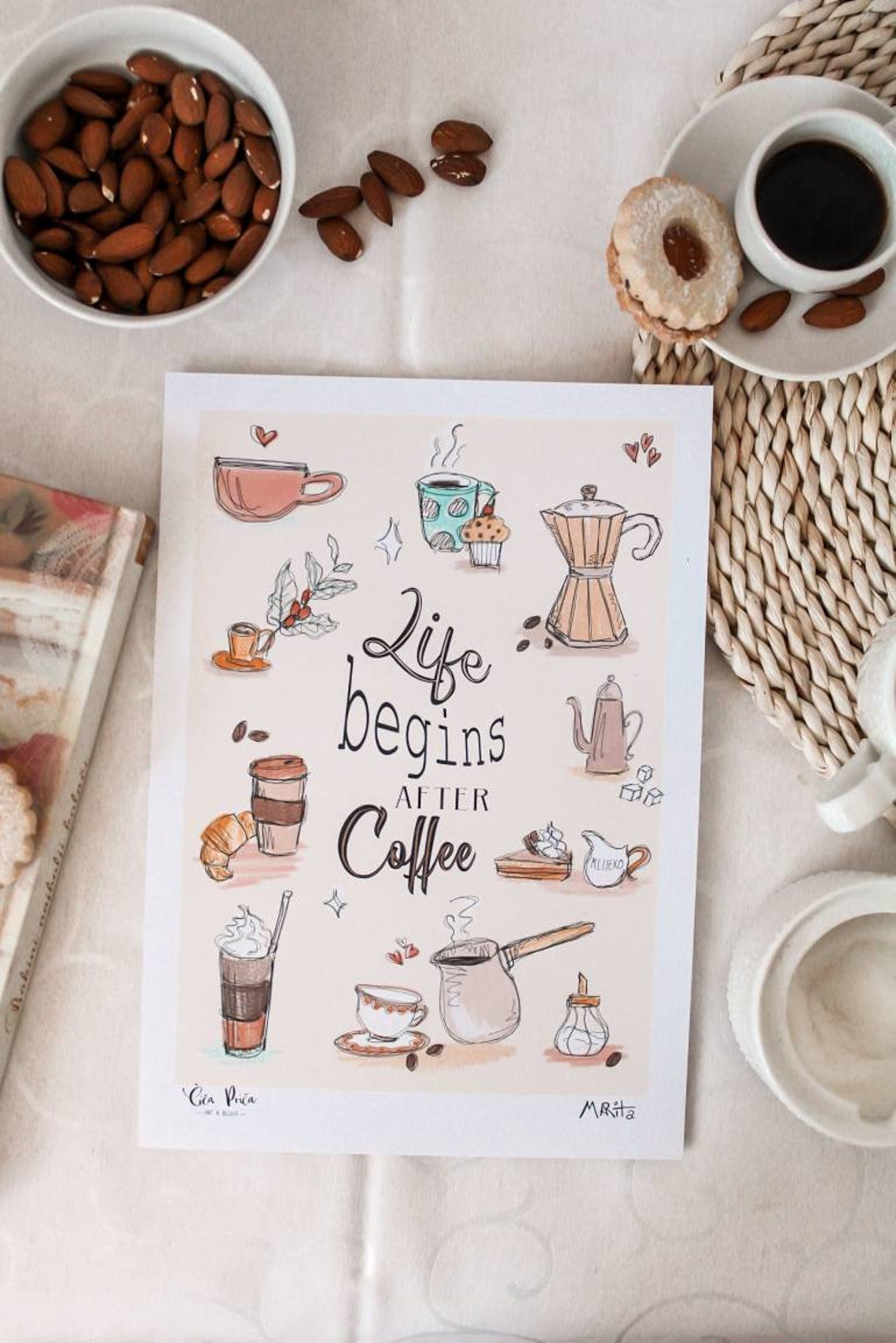 Set of 3 Posters Shop in Bundle Kitchen Posters Dinning Wall - Etsy