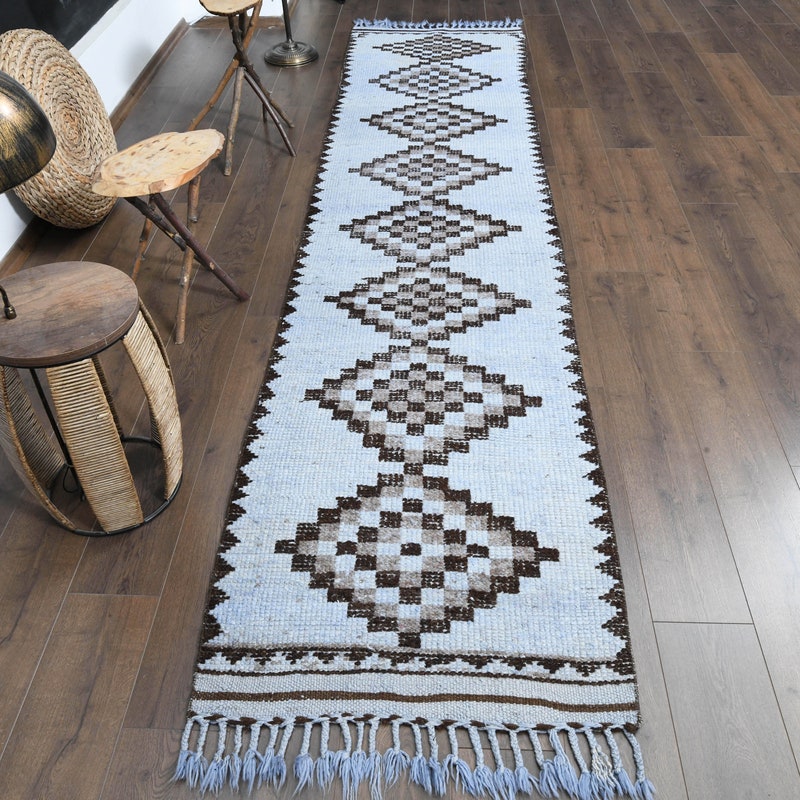 Blue Turkish Runner - Etsy