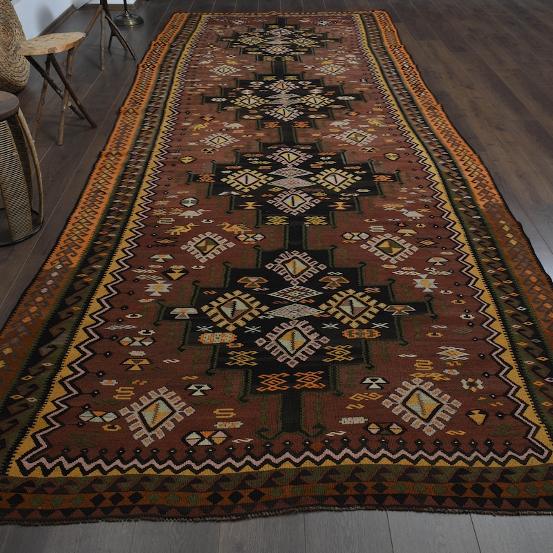 Antique Runner Rug - Etsy