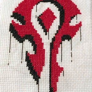 PATTERN PDF - Horde Symbol - Etsy