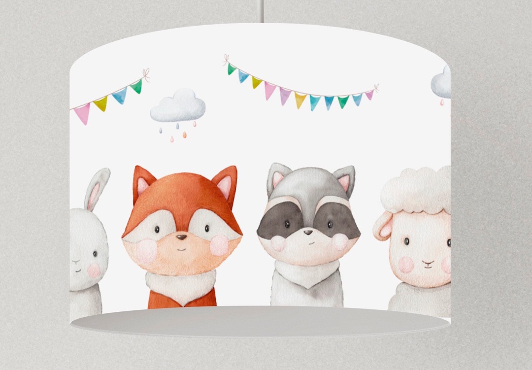 Lamp Animals, Children's Lamp Wild Animals, Ceiling Lamp Fox, Hanging ...