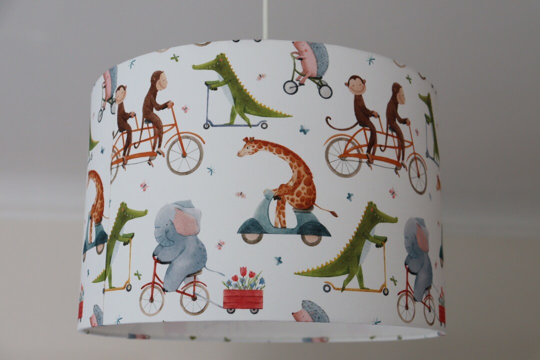 Lampshade Animals, Ceiling Lamp With Elephants, Hedgehogs, Crocodiles ...