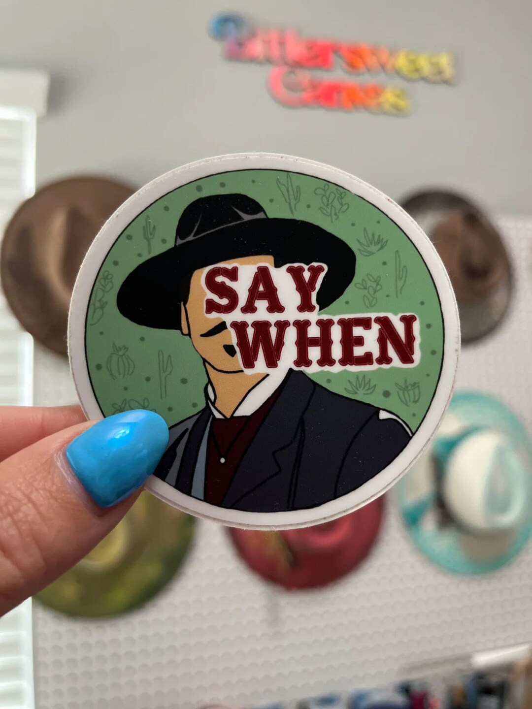 Say When Doc Holiday Tombstone Western Cowboy Decal Sticker - Etsy