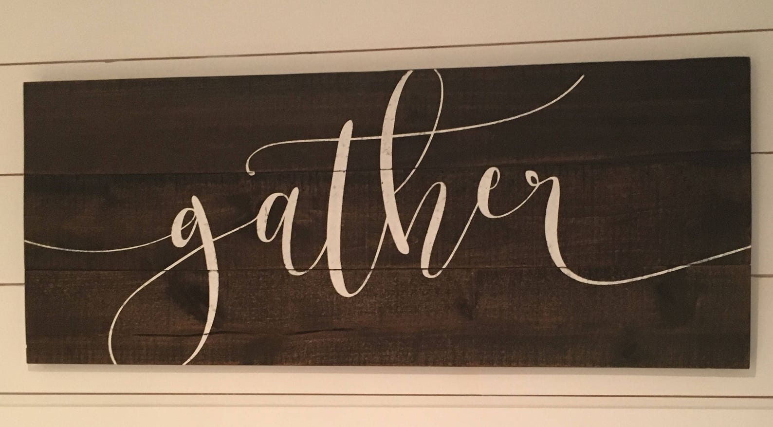 Gather Wood Sign Farmhouse Decor Magnolia Style Rustic - Etsy