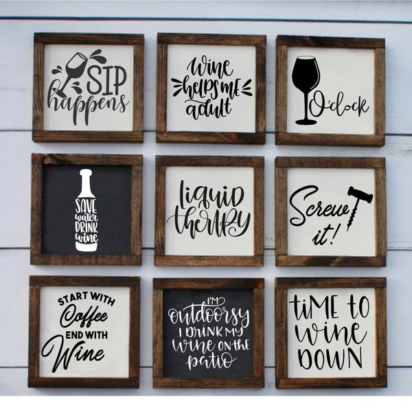 Wine Signs - Etsy