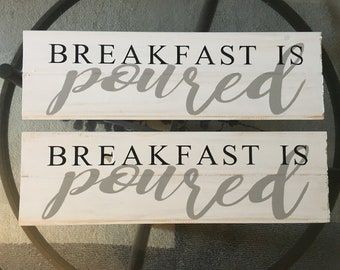 Breakfast Bar Sign - Etsy
