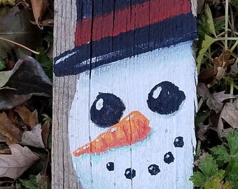 Rustic snowman | Etsy