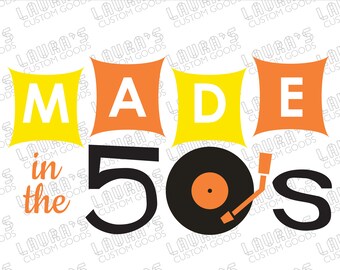 Born in the 50s Svg - Etsy