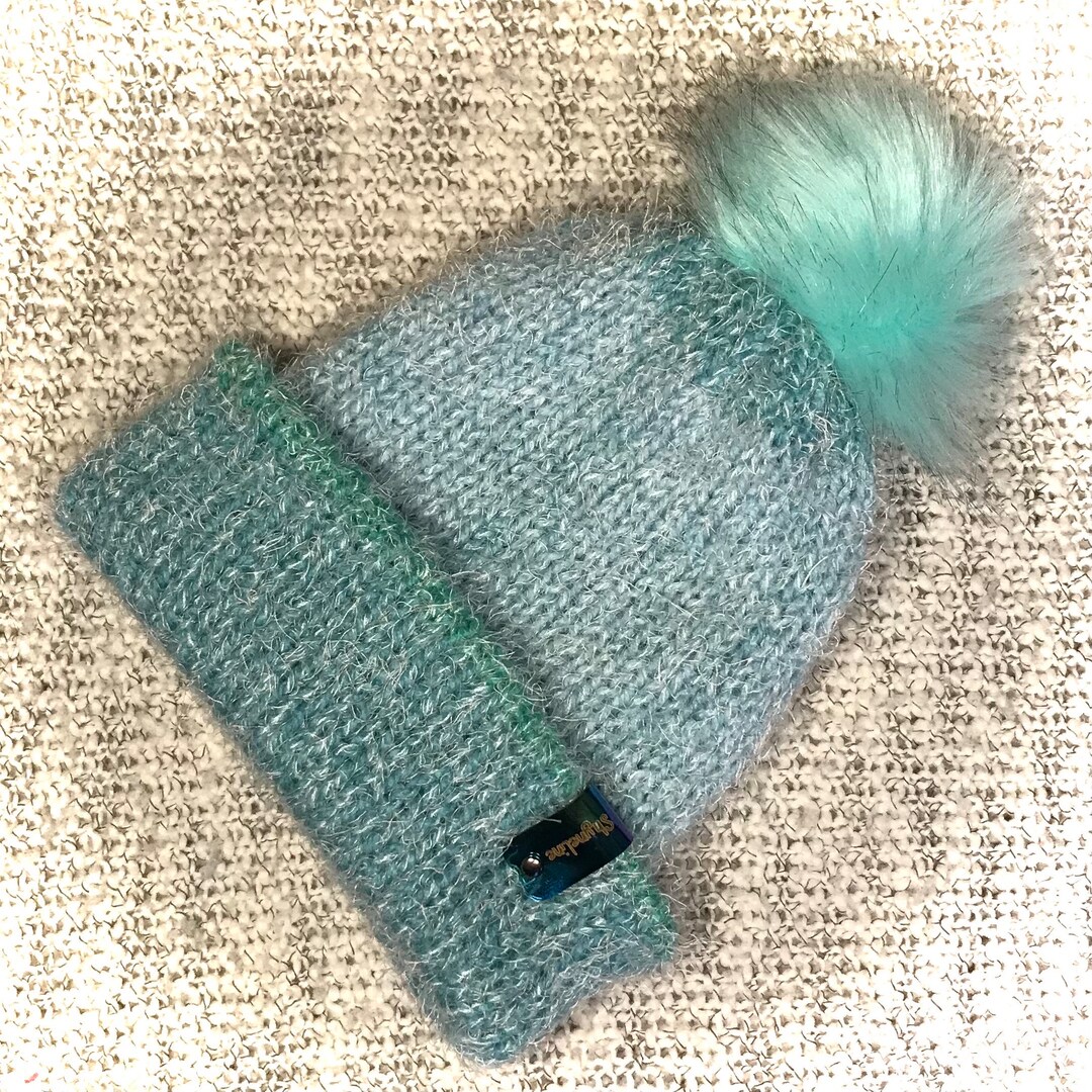 Soft-n-fuzzy Beanie, Reversible, Removable Faux Fur Pom Pom, Rave ...