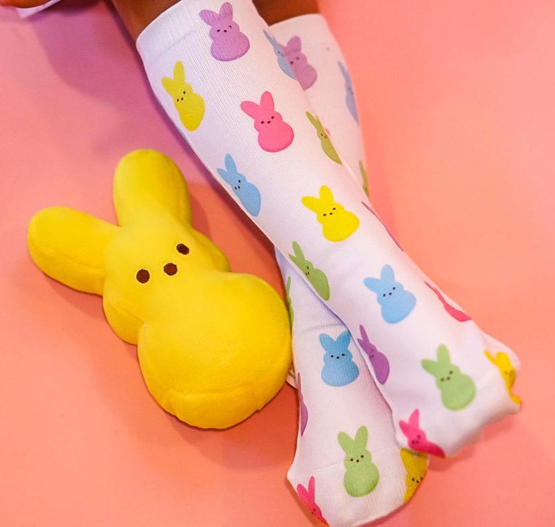 Bright Peeps Socks, Group Matching Idea, Family Photos, Child to Adult ...
