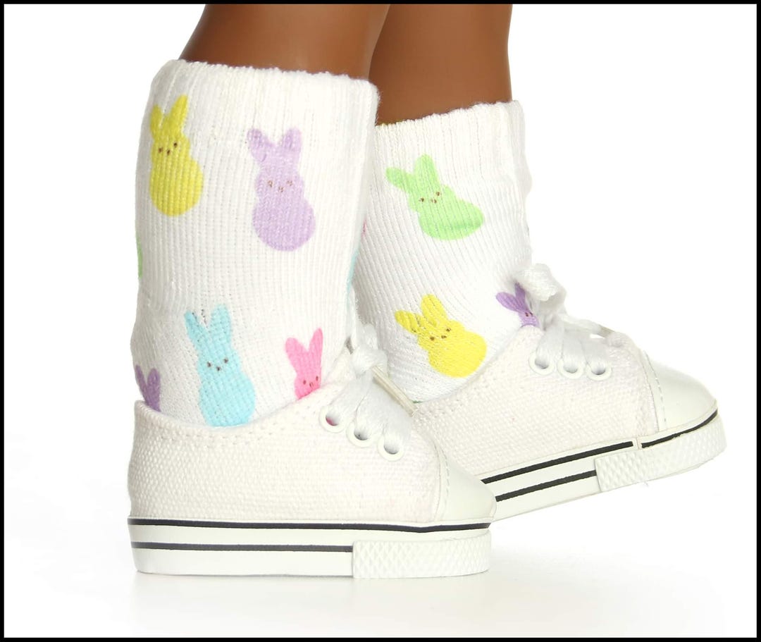 Peeps Doll Socks for Standard Size, Dolly and Me Matching Idea ...