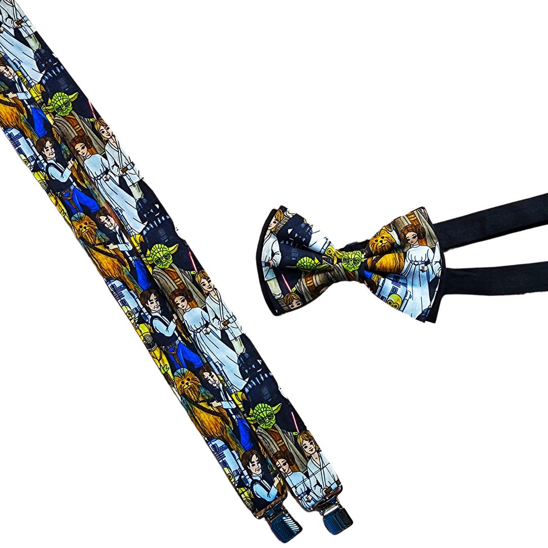 Star Wars Characters Suspenders Set, Infant to Adult, Formal Dance ...