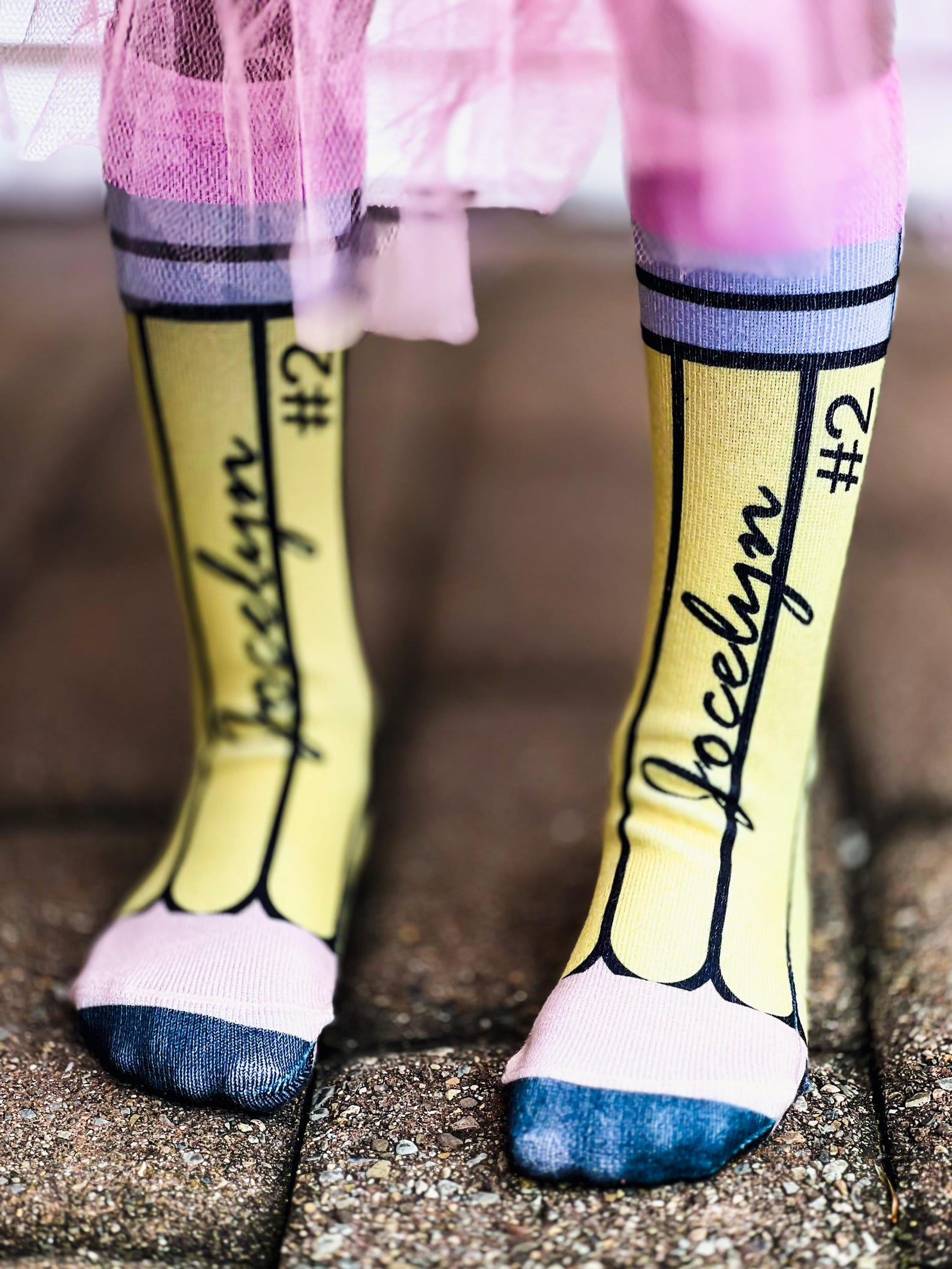 Personalized Teacher Appreciation and Student Socks, Group Matching ...