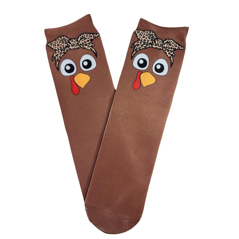 Mr. & Mrs. Turkey Socks, Thanksgiving Accessories, Fall Season, Group ...