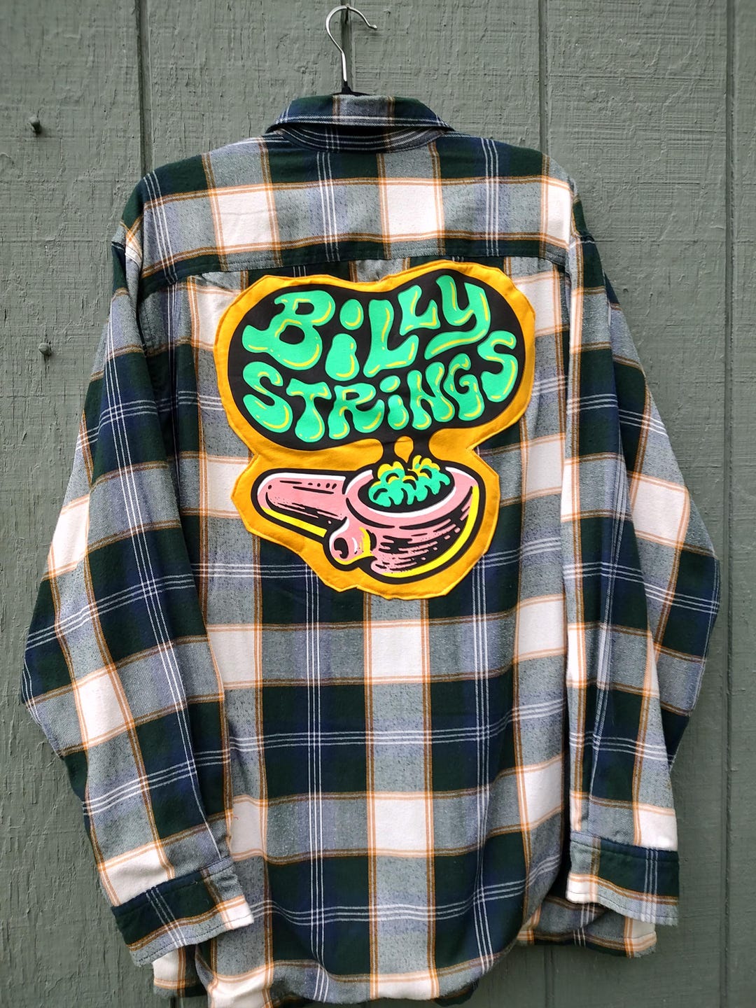 Billy Strings BMFS Upcycled One of a Kind XL Lined Flannel - Etsy